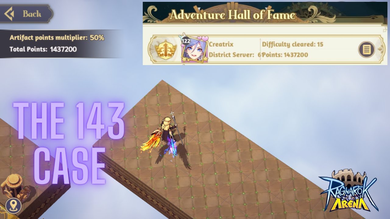 【RAGNAROK ARENA】TLD | Final Push | Sphinx Prison | 1437200 pts - YouTube