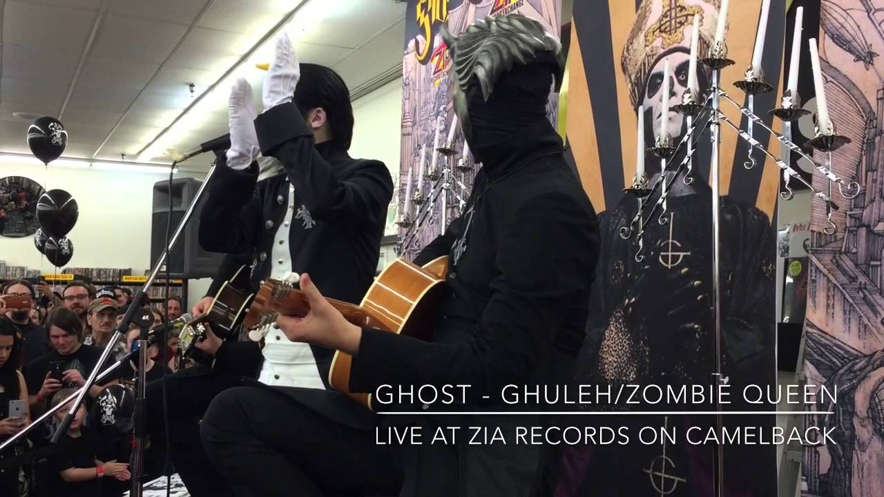 Ghost performs "Ghuleh/Zombie Queen at Zia Records in Camelback on the ...