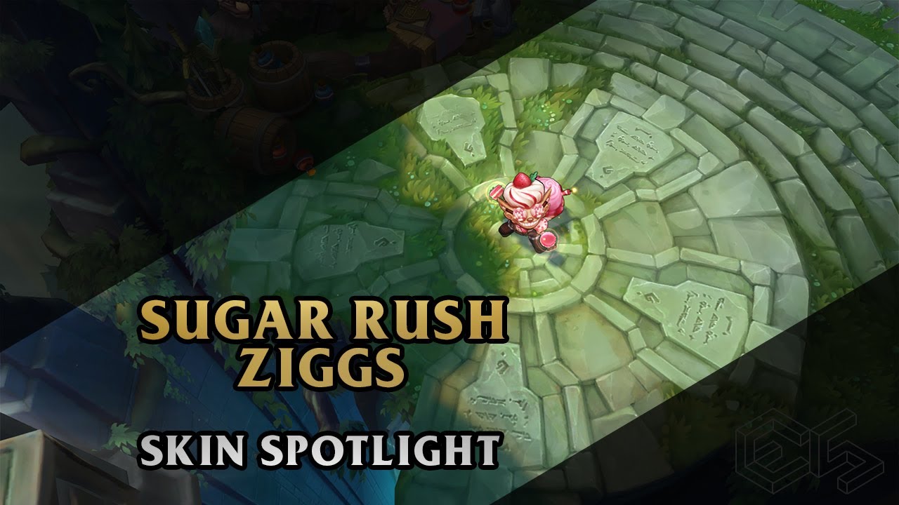 Sugar Rush Ziggs League of Legends Skin Spotlight - YouTube
