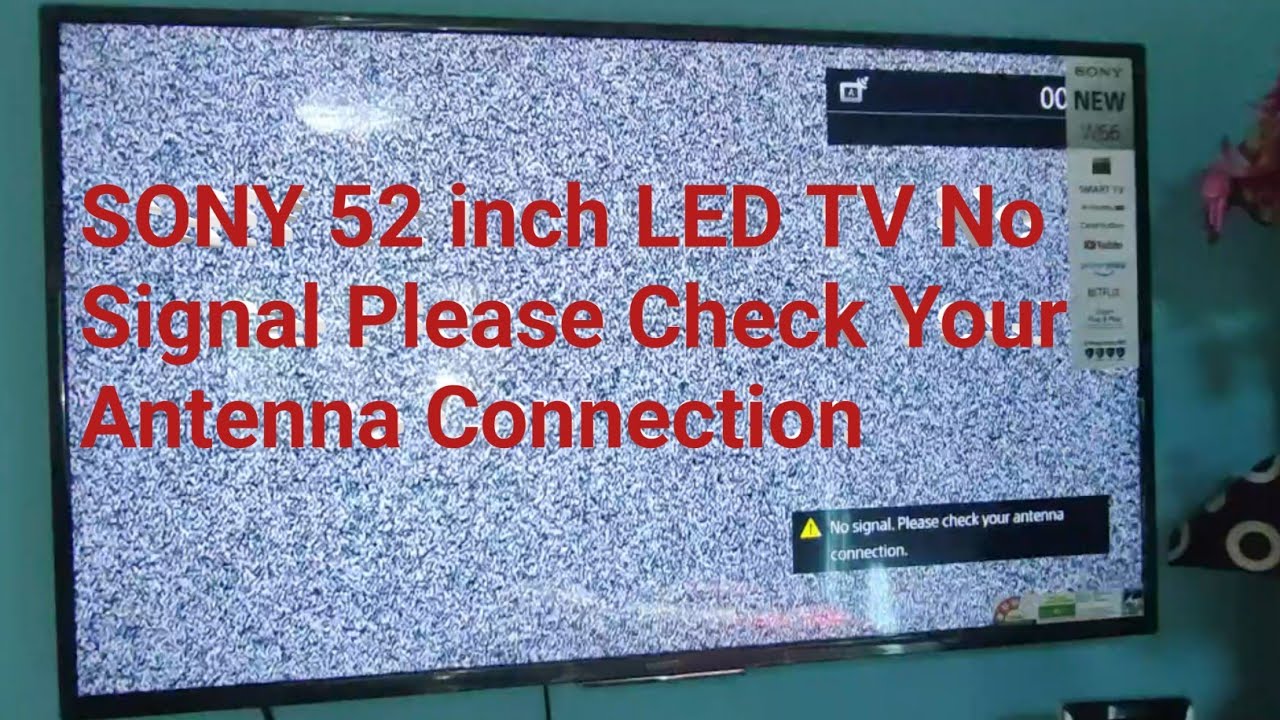 Sony 52 inch Led no signal problem || 52 inch led no signal please ...