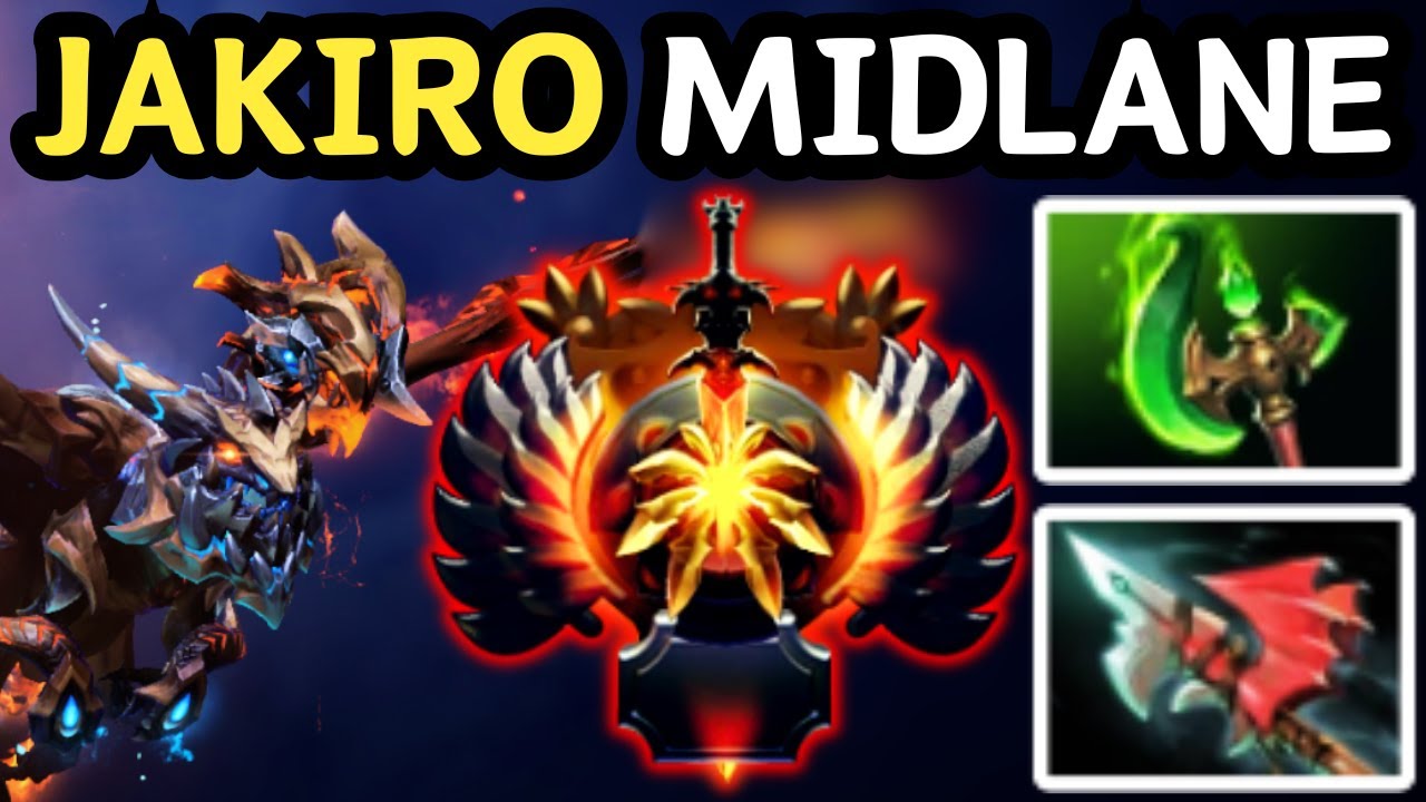 🔥 UNSTOPPABLE RIGHT CLICK WITH 2 DRAGONS — JAKIRO MID | DOTA 2 🔥 - YouTube