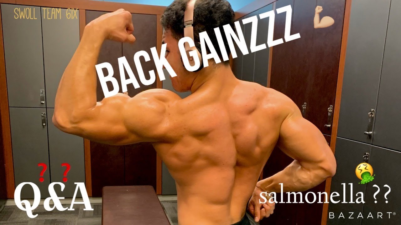 DAY IN THE LIFE + Q&A | BULGING BACK WORKOUT - YouTube