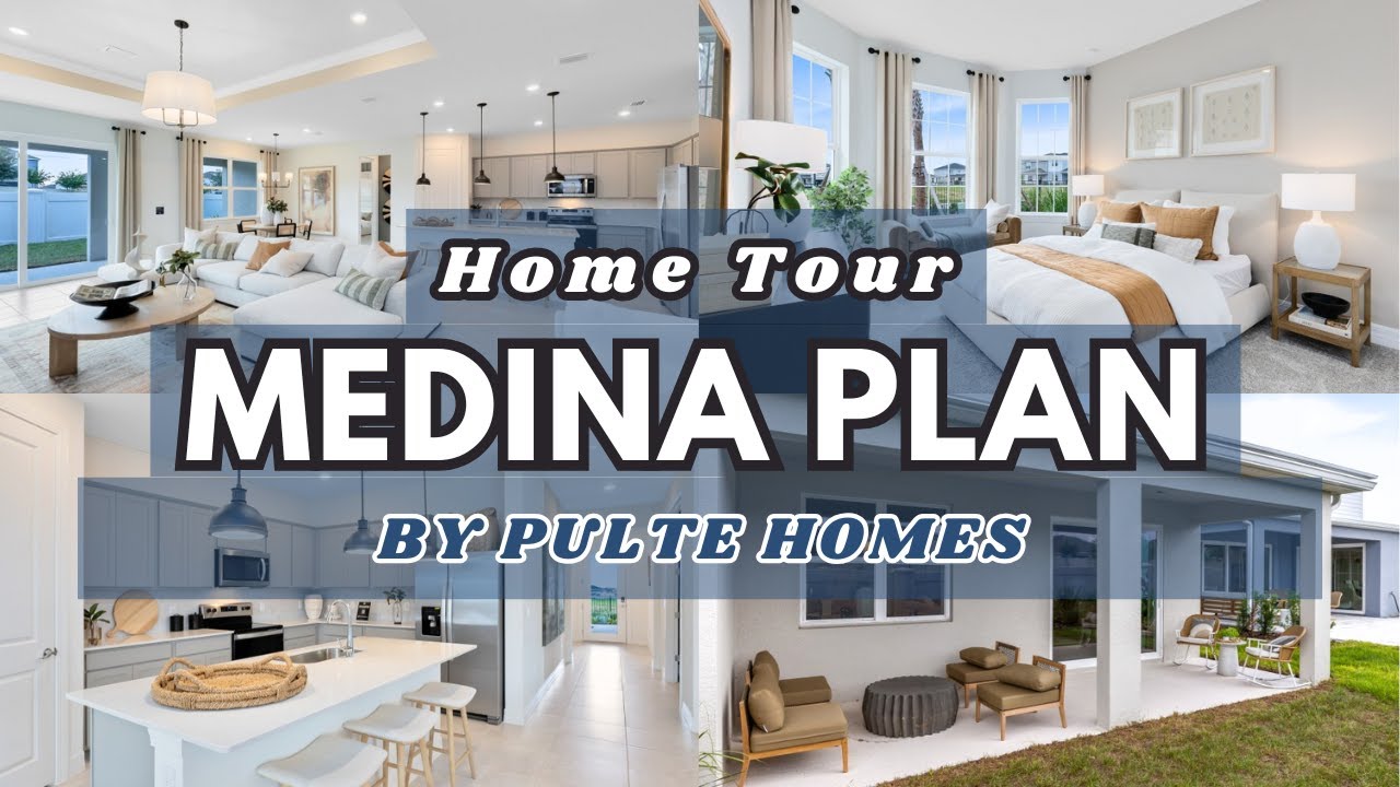Medina Plan Home Tour | Pulte Homes New Construction - YouTube
