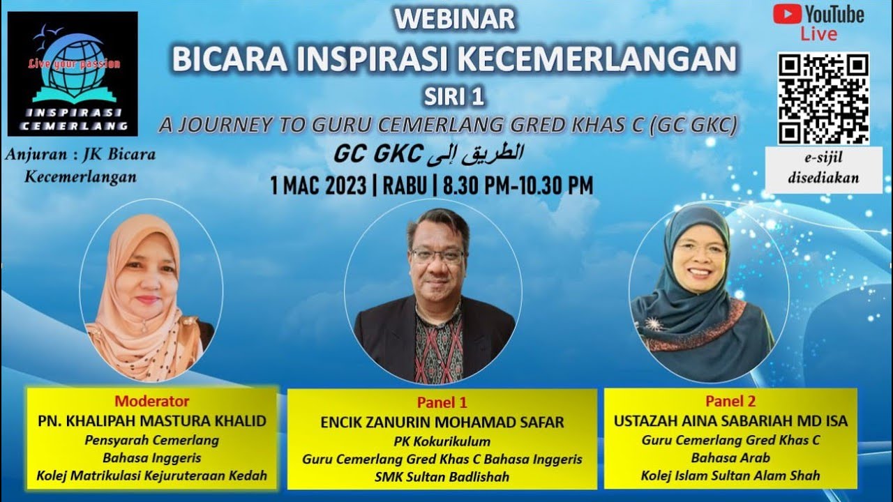MONTAJ WEBINAR INSPIRASI KECEMERLANGAN | SIRI 1 - YouTube