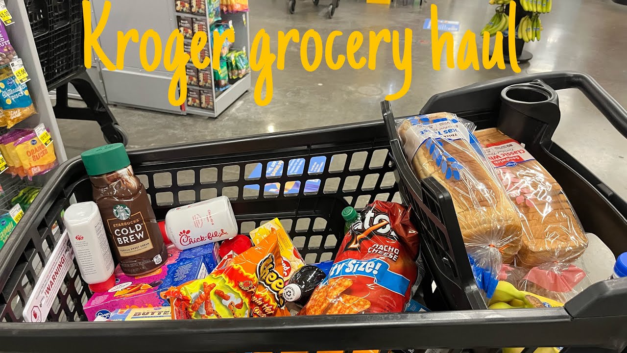 KROGER HAUL |Mid-Week Grocery haul| - YouTube