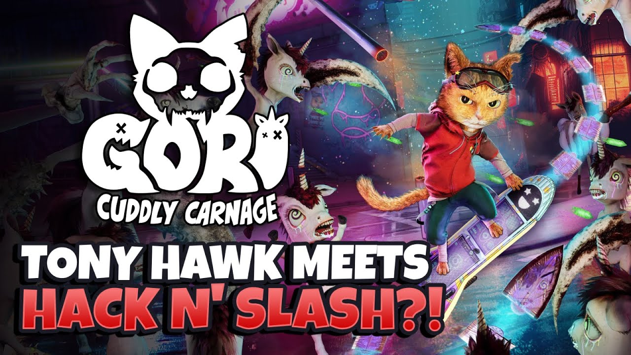 GORI: CUDDLY CARNAGE is a Tony Hawk hack n' slash BLOODBATH! - YouTube