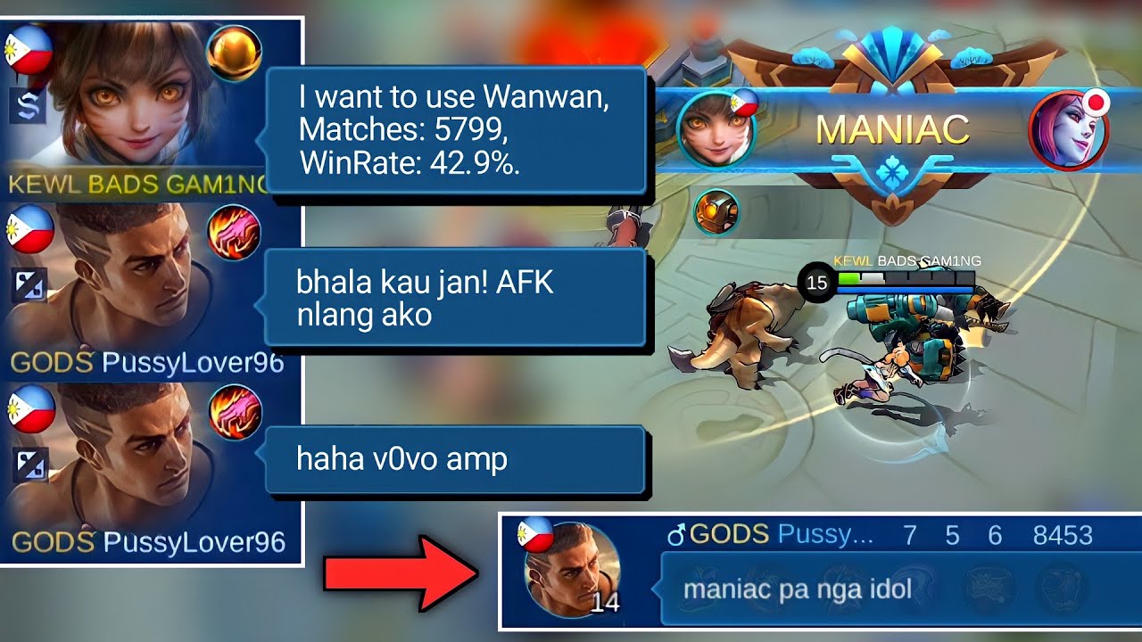 WANWAN FAKE WINRATE! | MLBB - YouTube