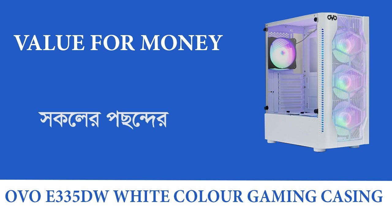 OVO E335DW GAMING CASING REVIEW - YouTube