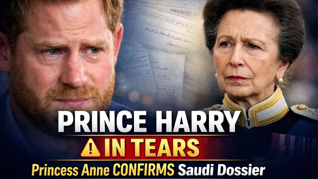 “Prince Harry Breaks Down in Tears as Princess Anne Confirms the Saudi ...