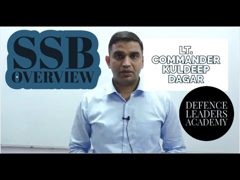 SSB Overview | Lt. Commander Kuldeep Dagar | Defence Leaders Academy ...
