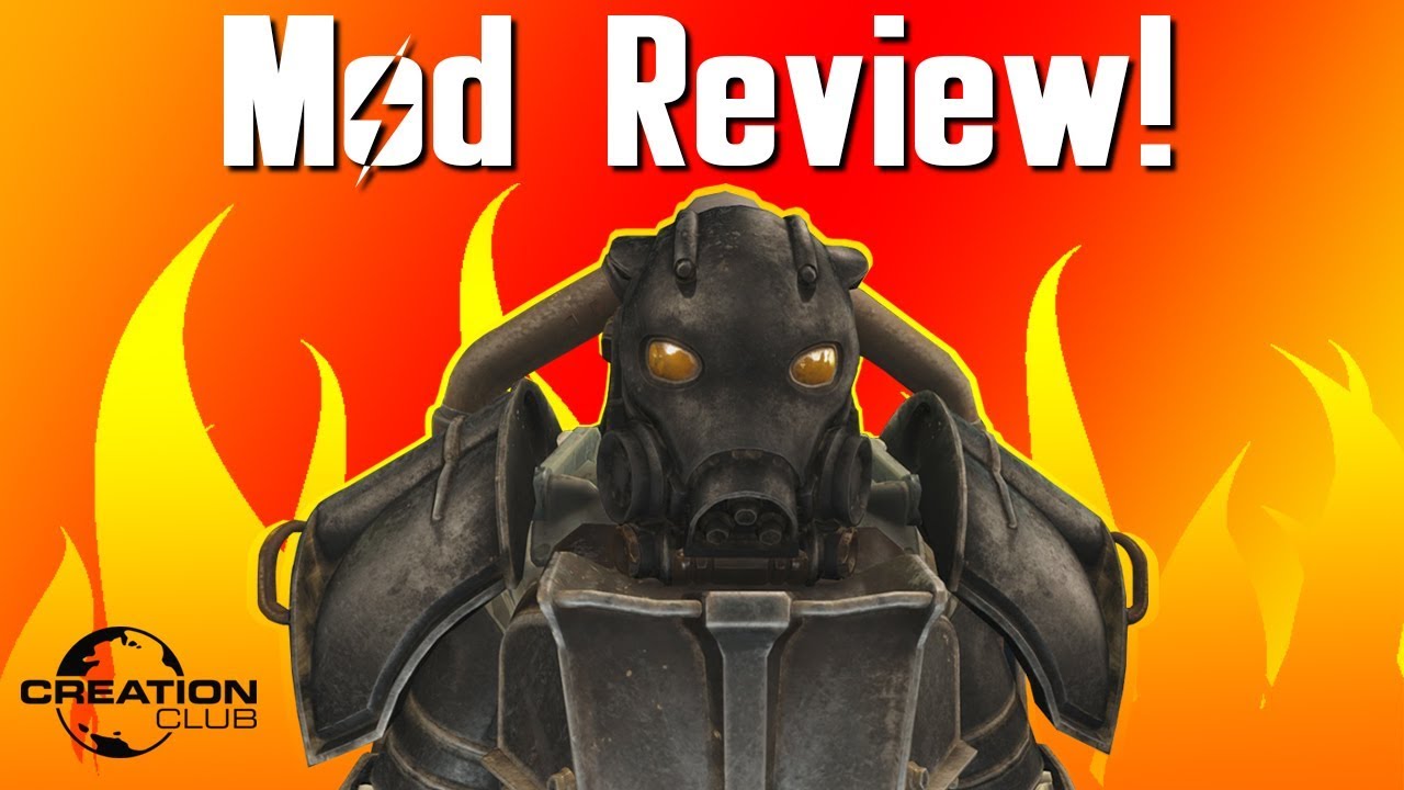 Fallout 4 Hellfire Power Armor Creation Club mod review! - YouTube