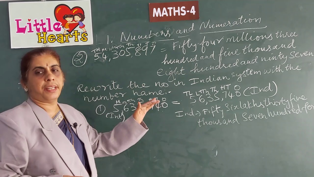 CLASS 4 MATHS LESSON 1 PART 4 NUMBERS AND NUMERATION ONLINE VIDEO - YouTube
