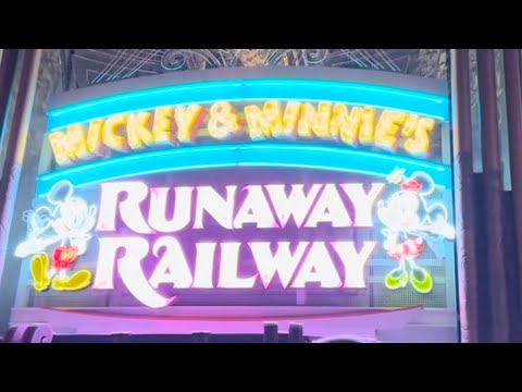 Mickey and Minnie's Runaway Railway Ride Through POV at Hollywood Studios in Disney World 2023 ...