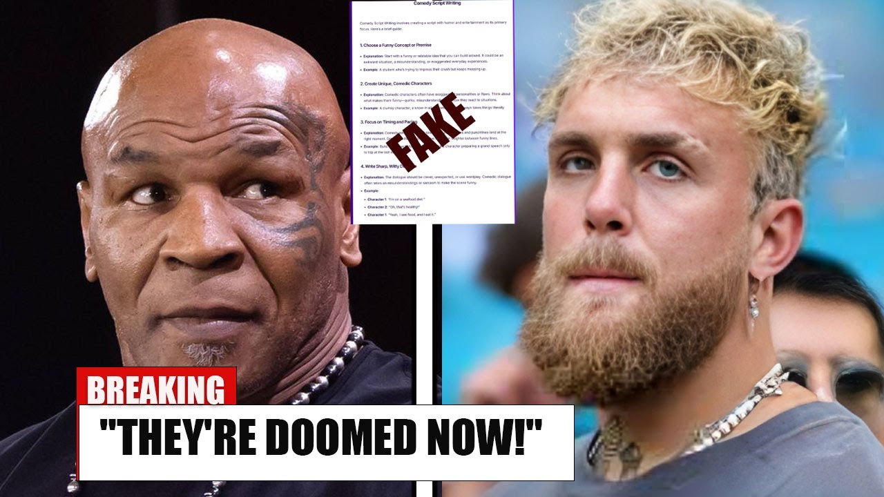 Jake Paul & Mike Tyson Hit with Lawsuit Over Alleged Scripted Boxing ...