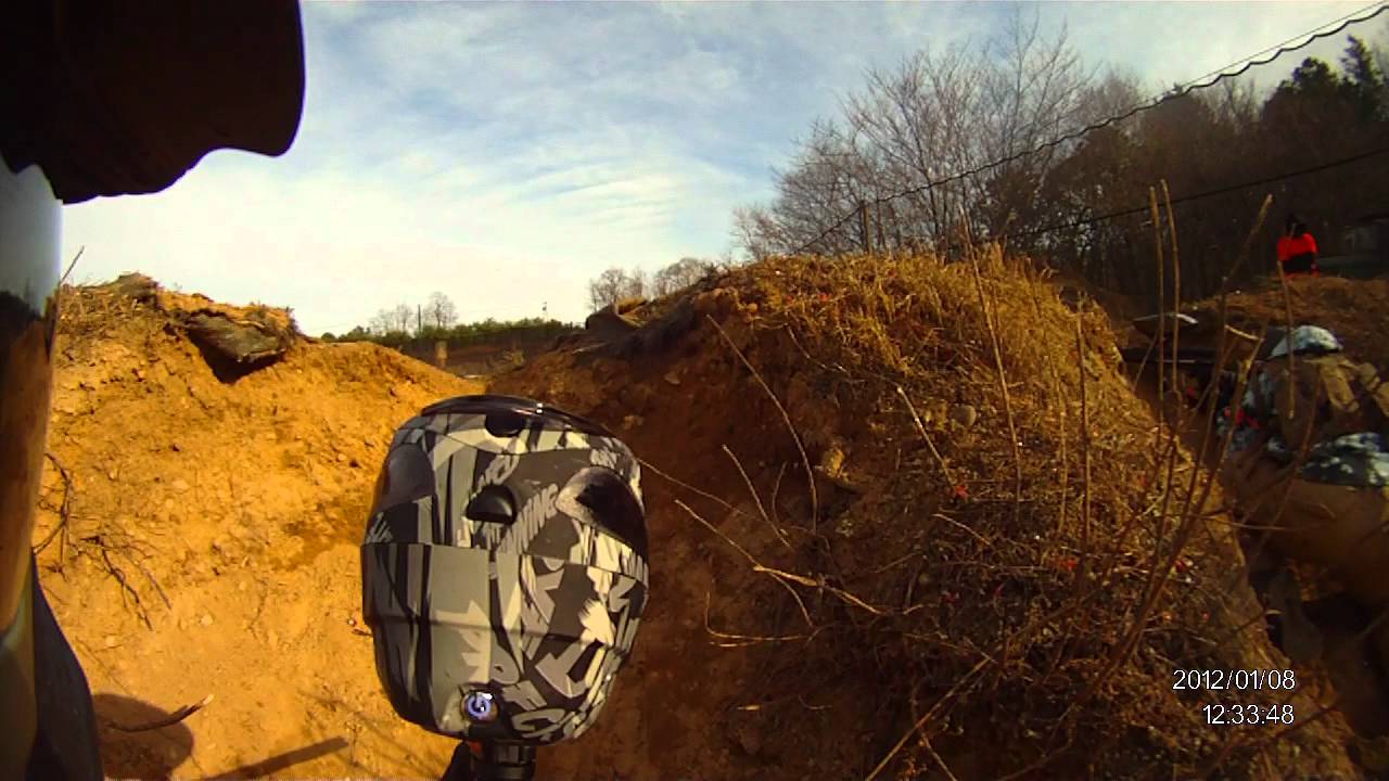 High Velocity Paintball Game 3 - Trench Warfare! - YouTube