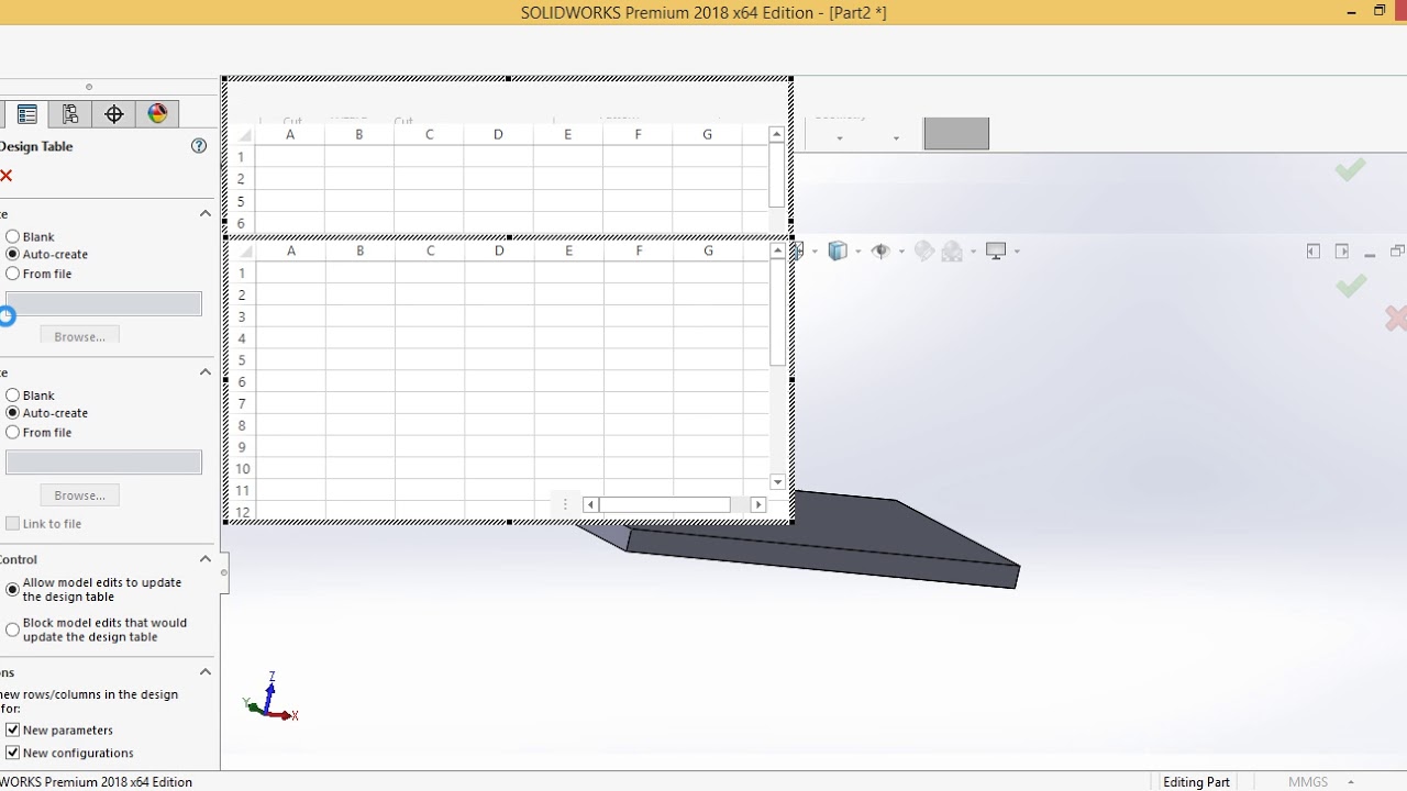 Design Table in SOLIDWORKS - YouTube