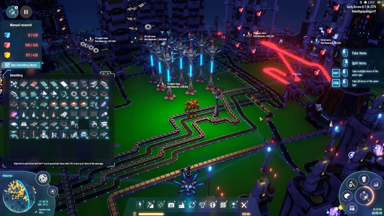 Dyson Sphere Program LIVE | Part 5 (cont.) | INFORMATION MATRIX - YouTube