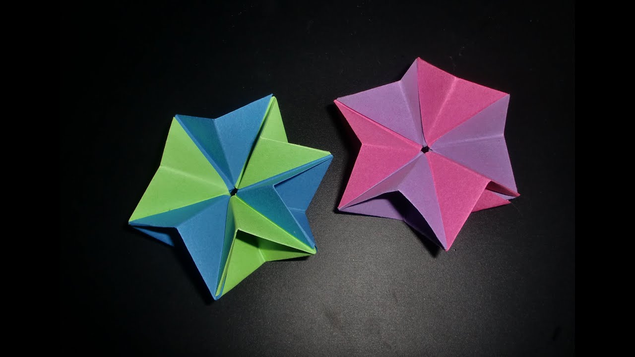 Origami Harmony-Star - Tutorial [HD/deutsch] - YouTube