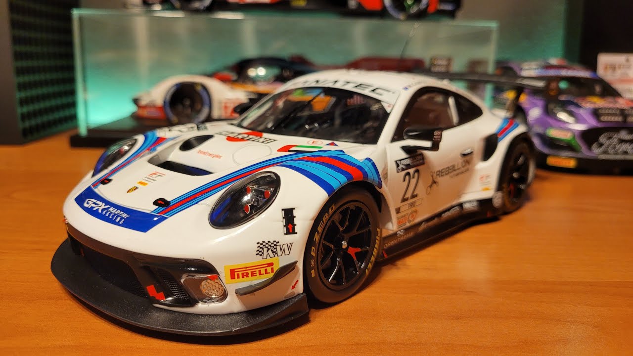 Porsche 911 GT3 R 24H Spa 2021 1:18 - YouTube