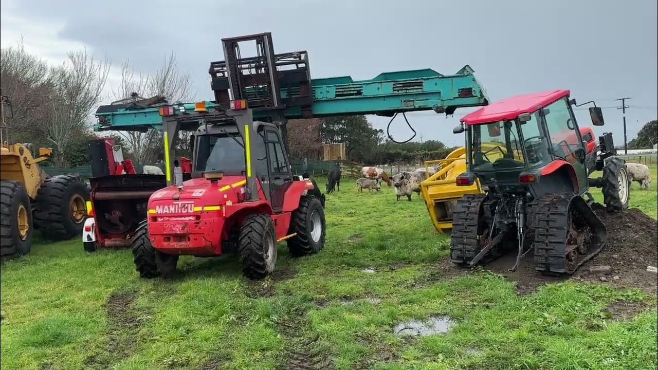 Manitou M-X 50-4 4wd 5 tonne capacity forklift demonstration. - YouTube
