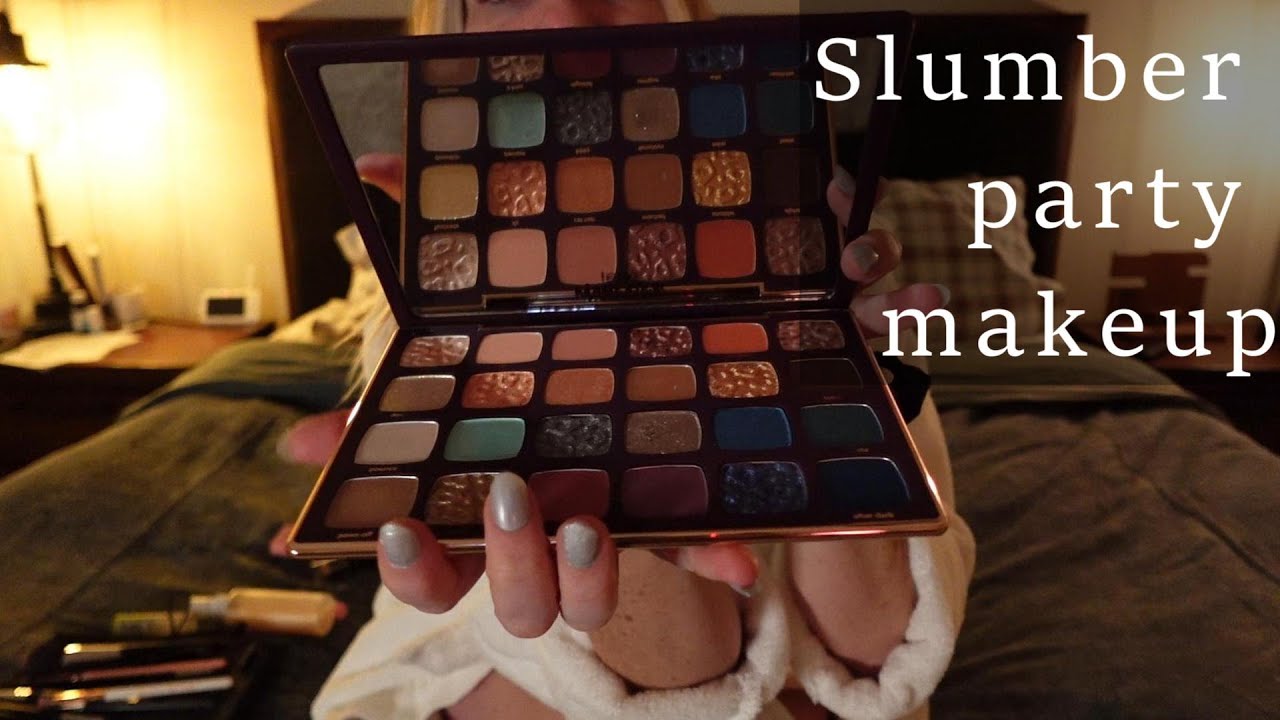 ASMR Personal Attention | Slumber Party Makeup (Whispered) - YouTube