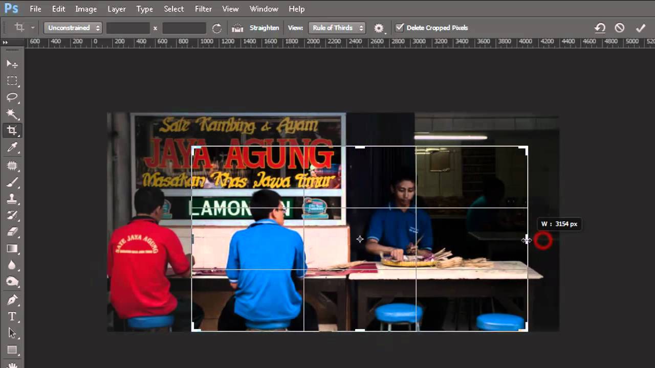 Fitur Baru Adobe Photoshop CS6 Part 4 - Cropping Tool - YouTube