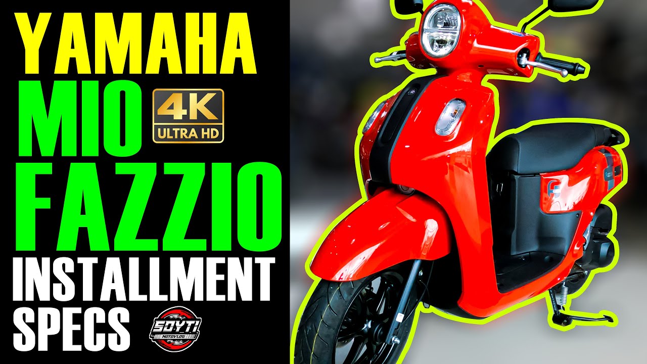 YAMAHA FAZZIO RED INSTALLMENT - YouTube