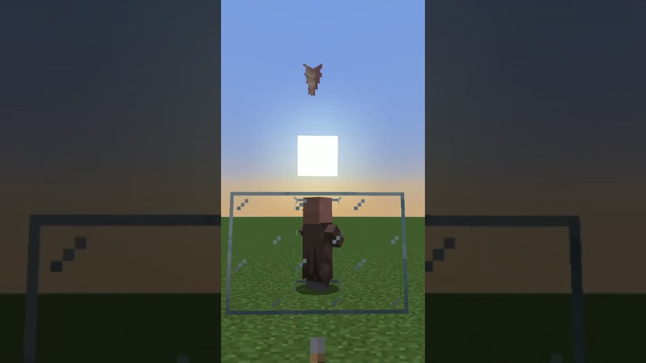 Minecraft but it's falling pointy rocks!!! - YouTube