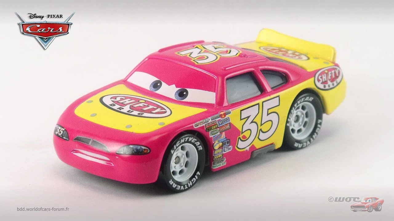 BDD World of Cars - Shifty Drug (Kevin Racingtire), variant - YouTube