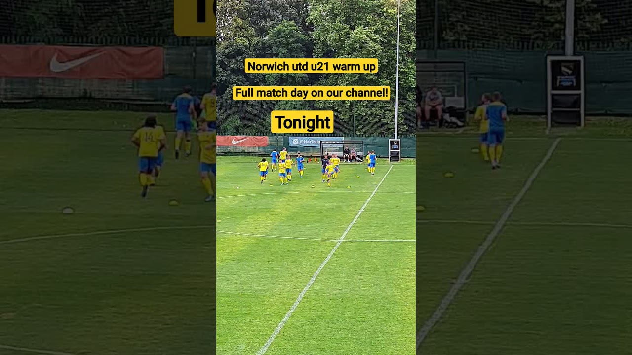 Norwich United Under 21s Pre Match Warm ups vs Martham FC kick off 7 ...