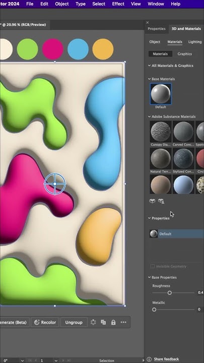 3D BLOBS #adobeillustratortutorial #graphicdesign #graphicdesigner #digitalart # ...