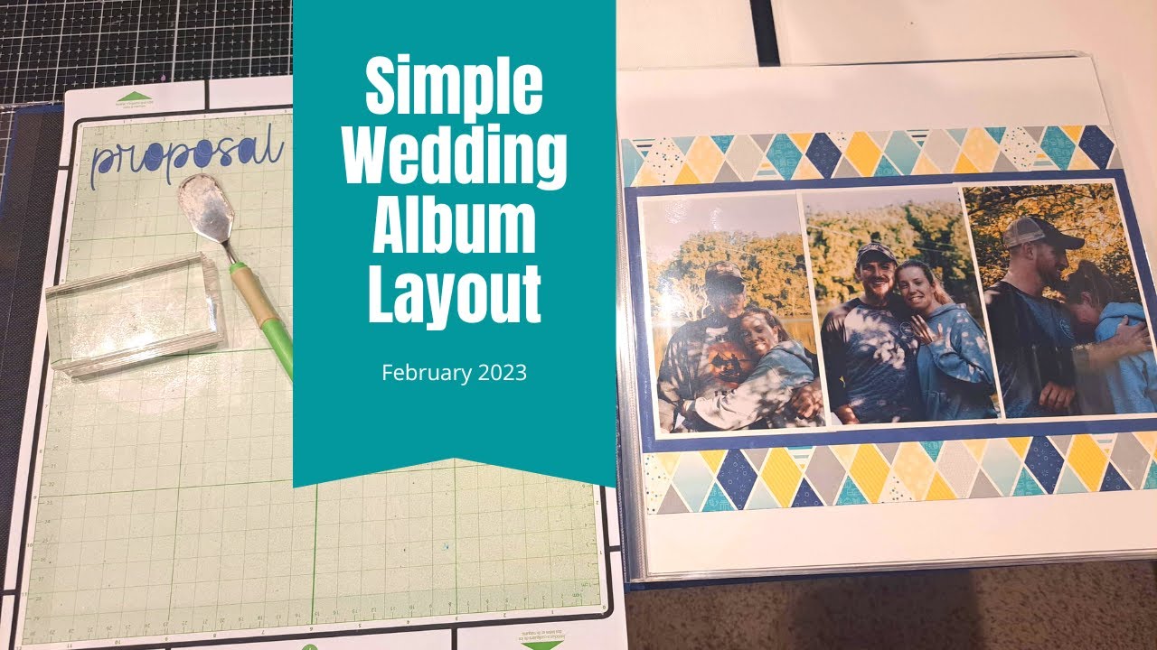 Simple Wedding Scrapbook Layouts