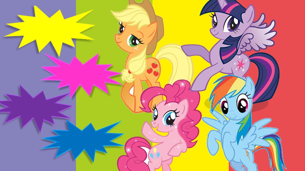 Wrong Head Star Colors The Little Pony Finger Family Song - YouTube