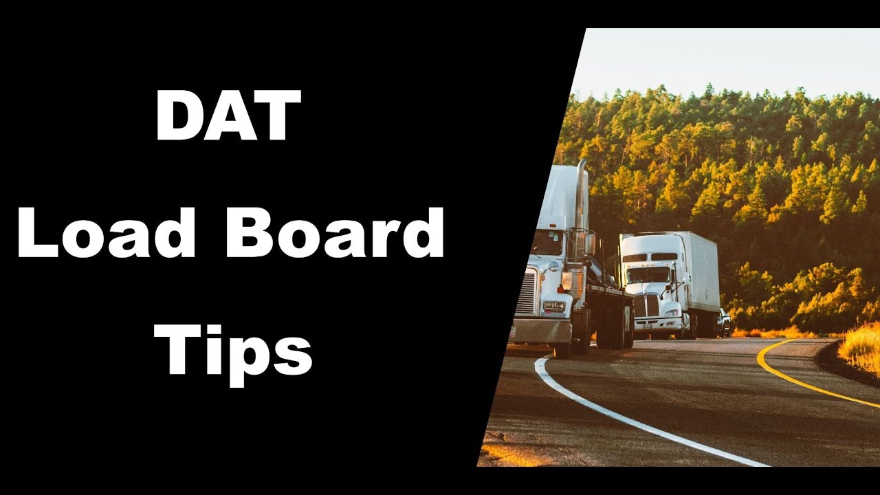 DAT Load Board Tips You May Not Know #business #trucking - YouTube