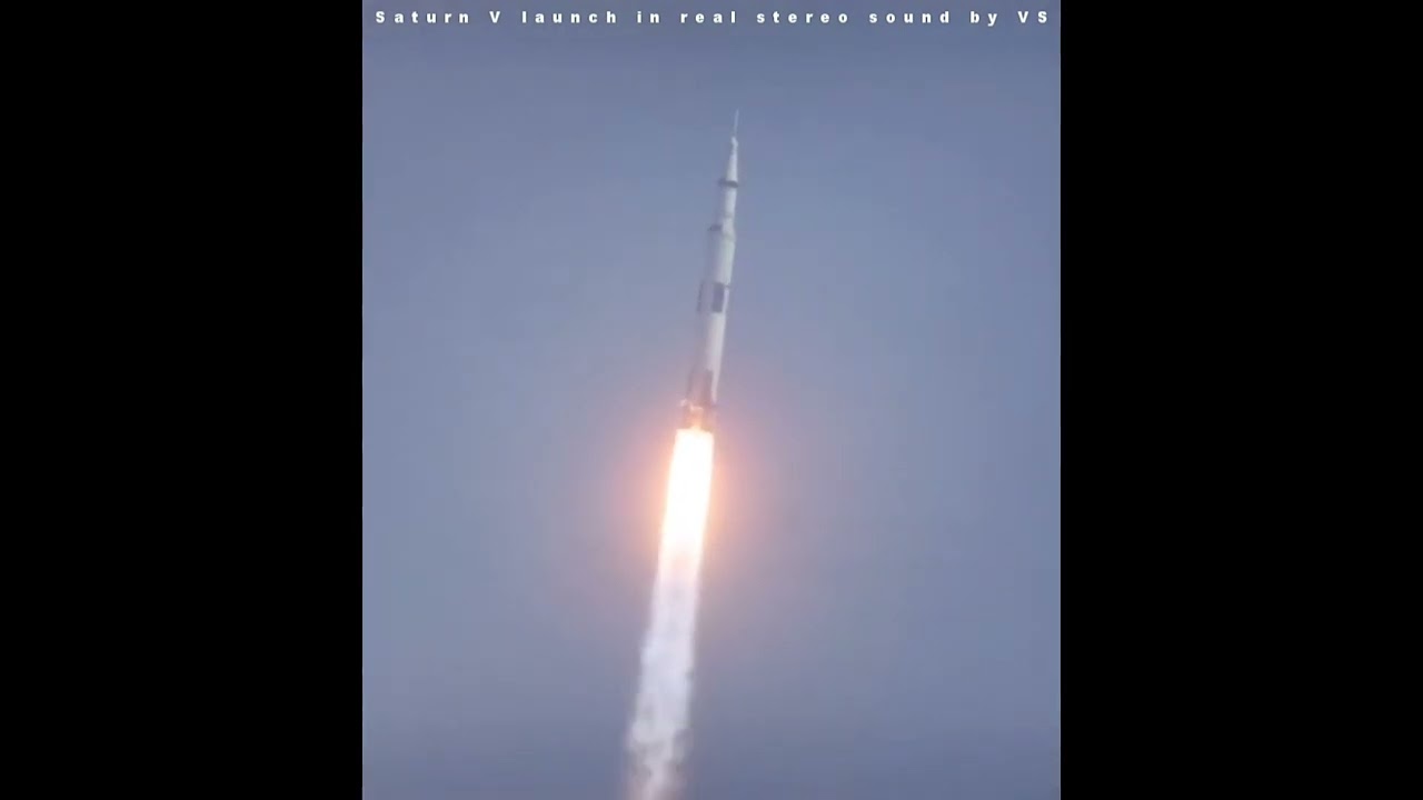 The Powerful Sound Of A Saturn V Launch Now In Real Stereo Youtube