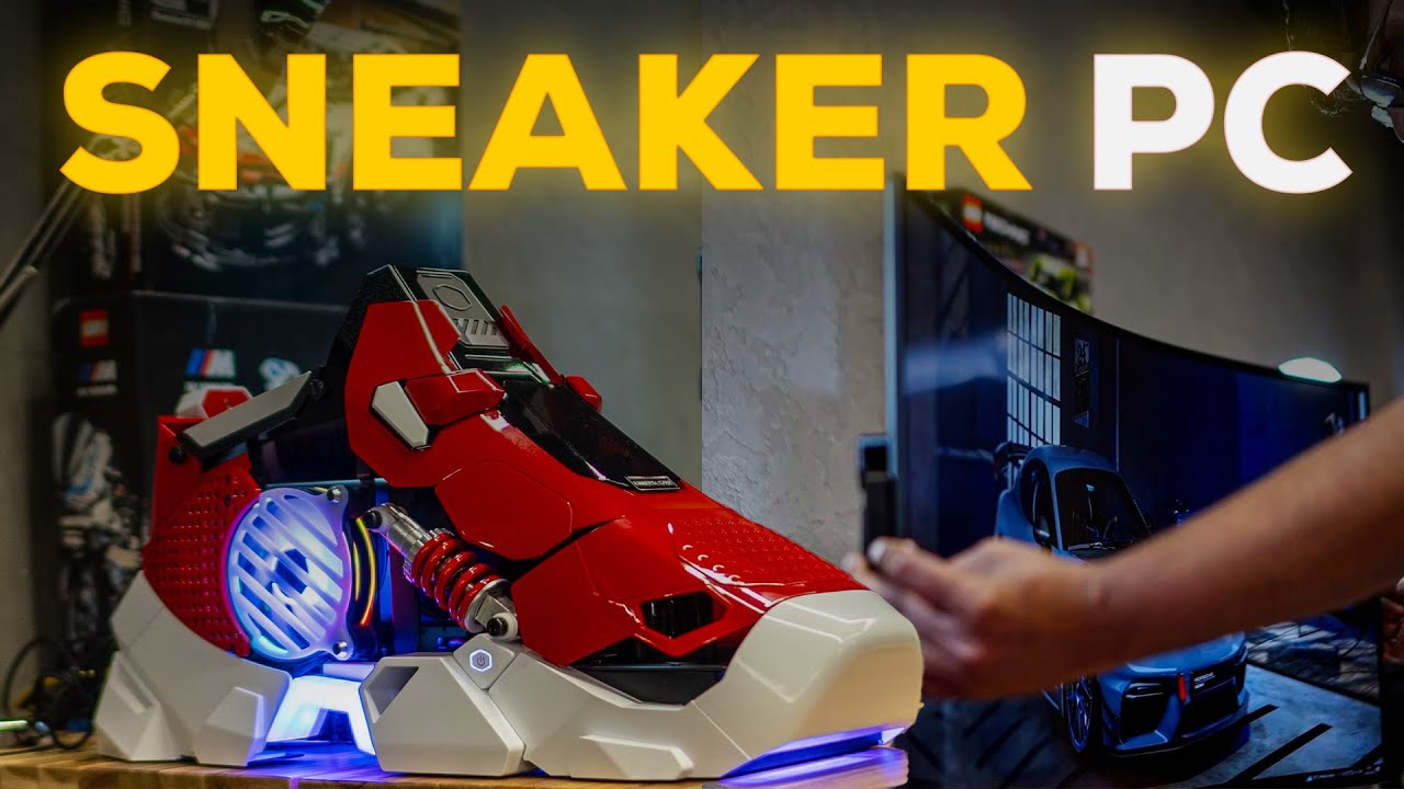 Gaming PC Setup - ft. CoolerMaster Sneaker X & Corsair Xeneon FLEX ...