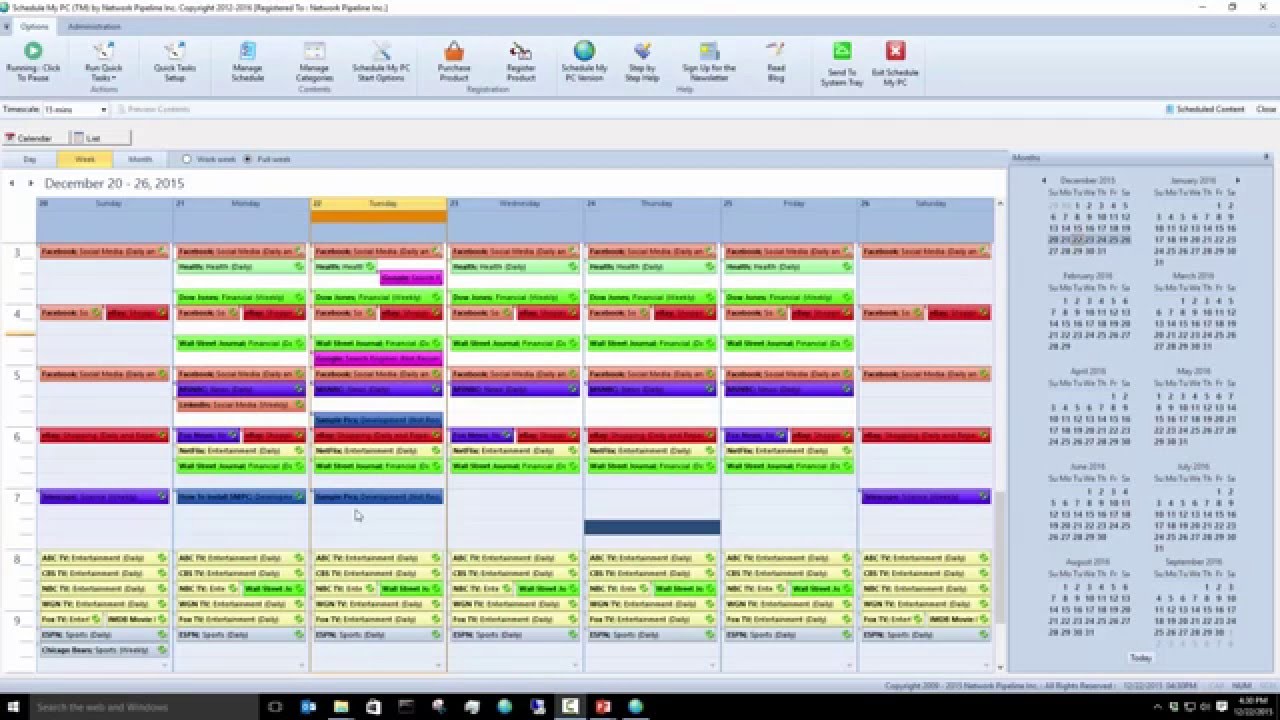 11 Task Scheduler - How To Add Files to Schedule My PC - YouTube