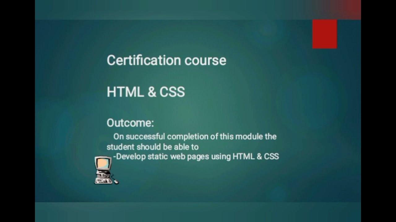 Certification course/ HTML & CSS/HTML DAY 2 - YouTube