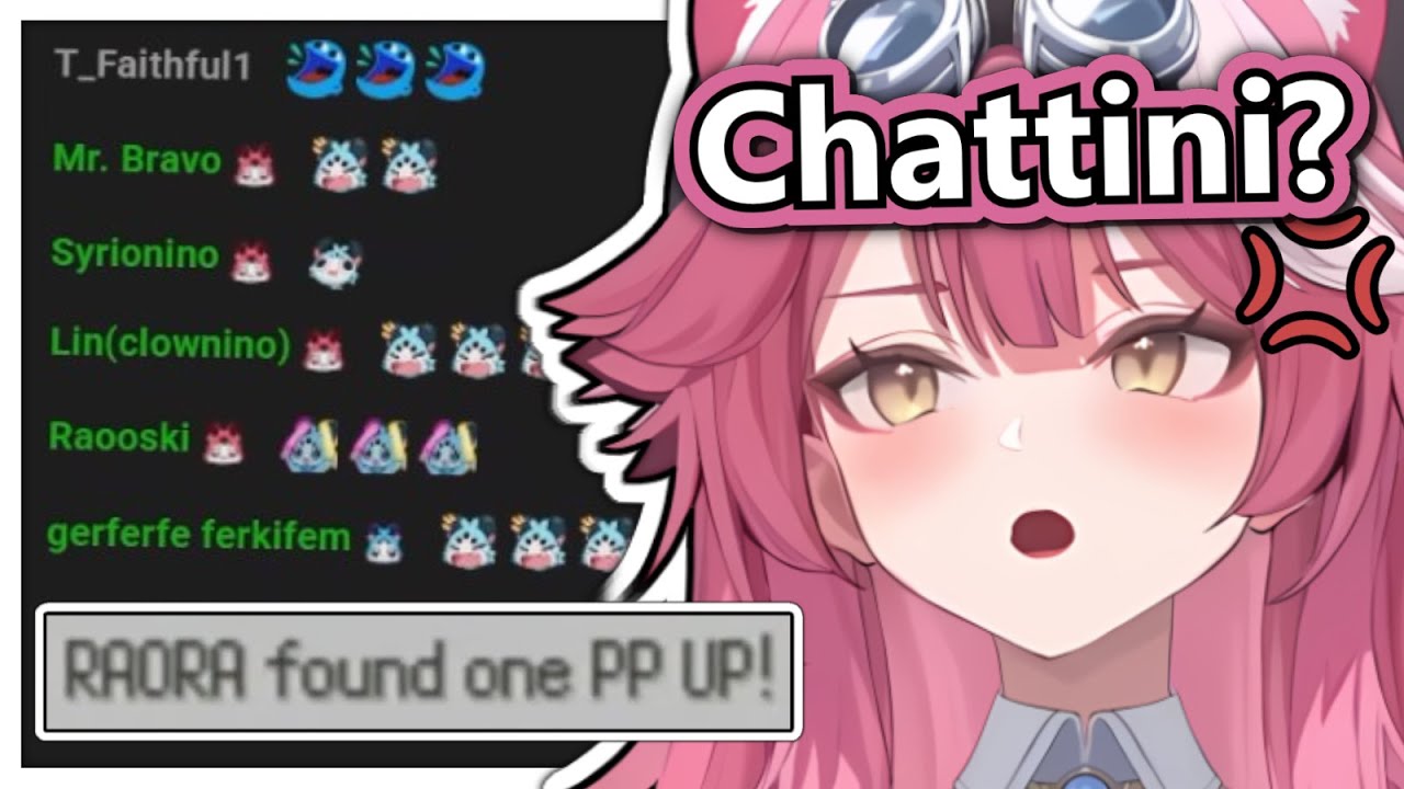 Raora Finds A "PP UP" Item And The Chattini Find It HILARIOUS! - YouTube