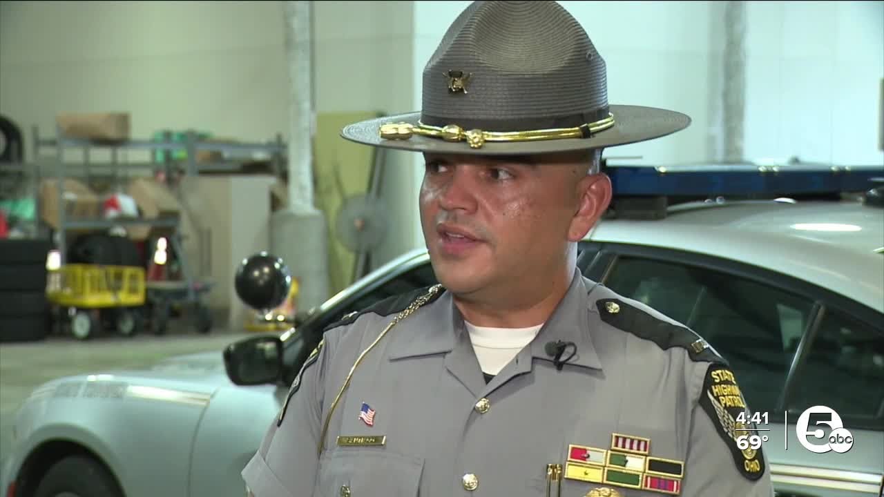 Ohio State Patrol Sun Badge