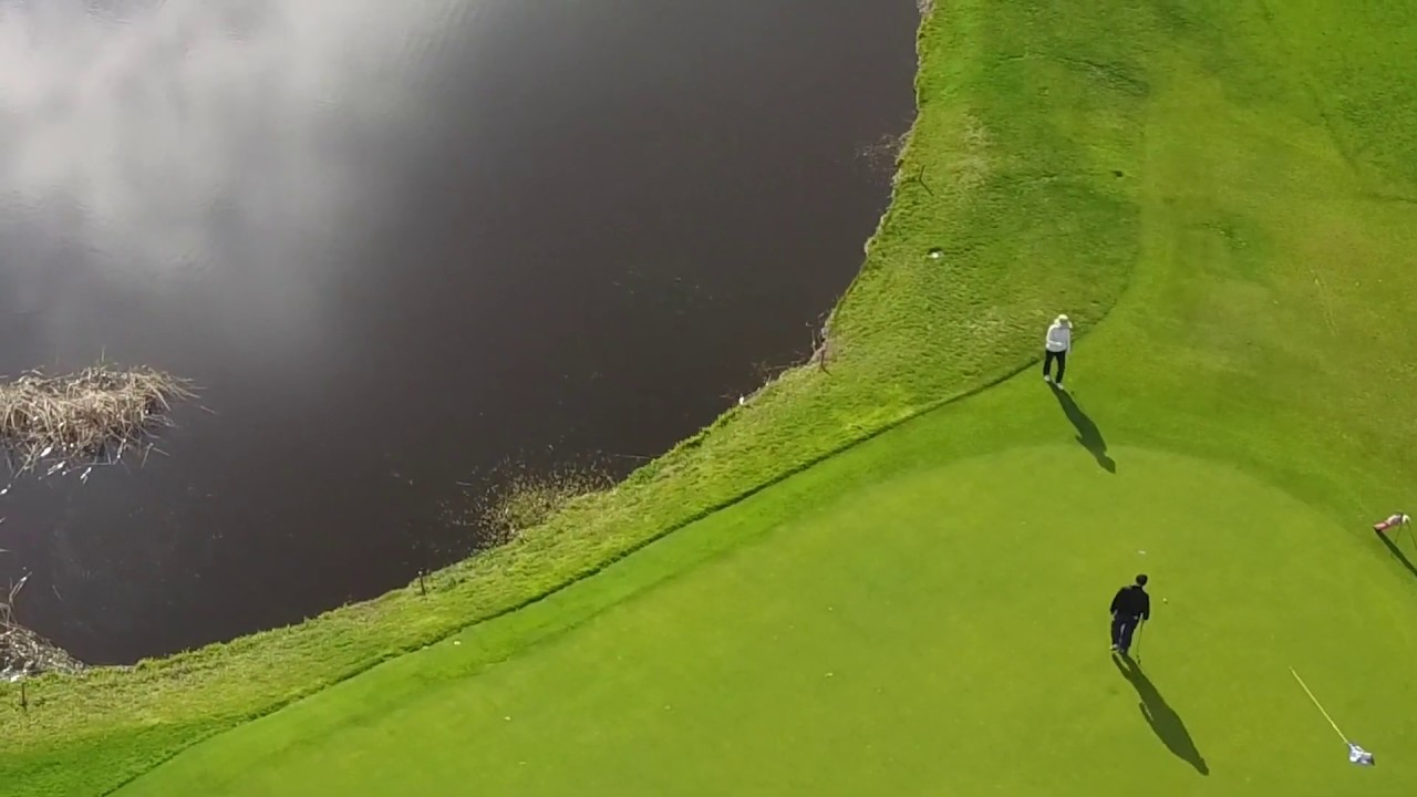 4K Golf Course Drone Flight | Trance Music Edit | Shot on DJI Mavic Pro ...