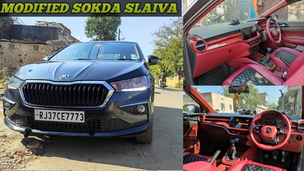 Skoda Slavia | Modified Interior In 75K🔥🔥🔥 - YouTube