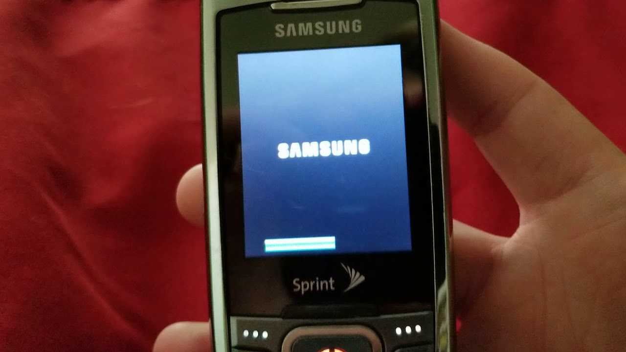 Samsung SPH M520 (Sprint) - YouTube