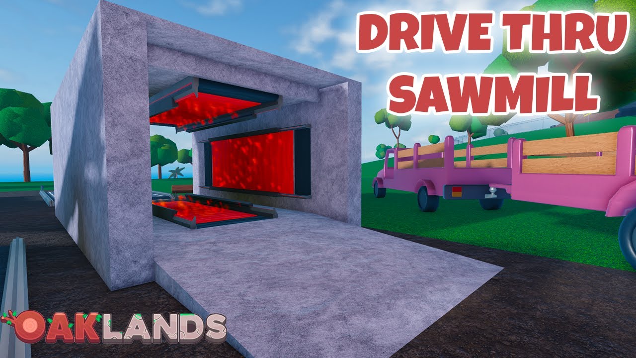 Drive through sawmill - Oaklands - YouTube