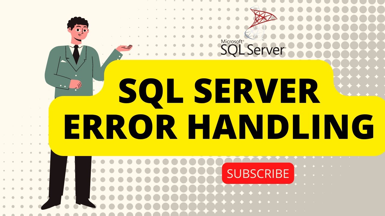 SQL SERVER ERROR HANDLING YouTube
