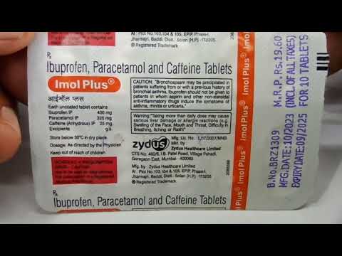 Imol Plus Tablet Review / Uses, Effect, Side effects, Price In Hindi