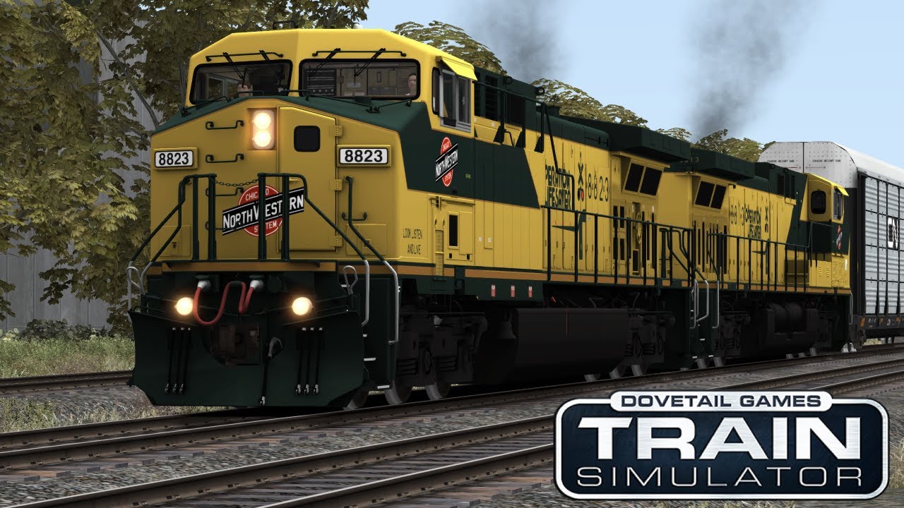 CNW AC4400CW Locomotive On The Blackwood Creek Route - Train Sim ...