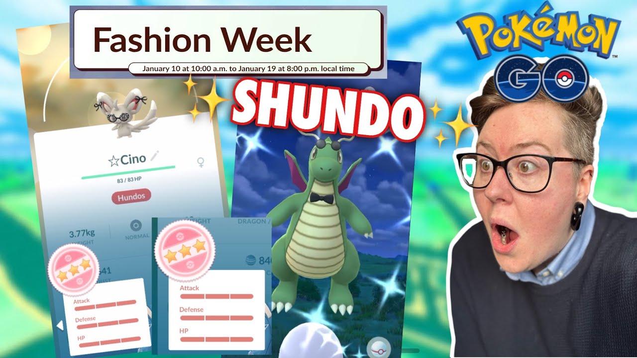 SHUNDO COSTUME DRAGONITE CAUGHT! Fashion Week in Pokemon GO! Here's how ...
