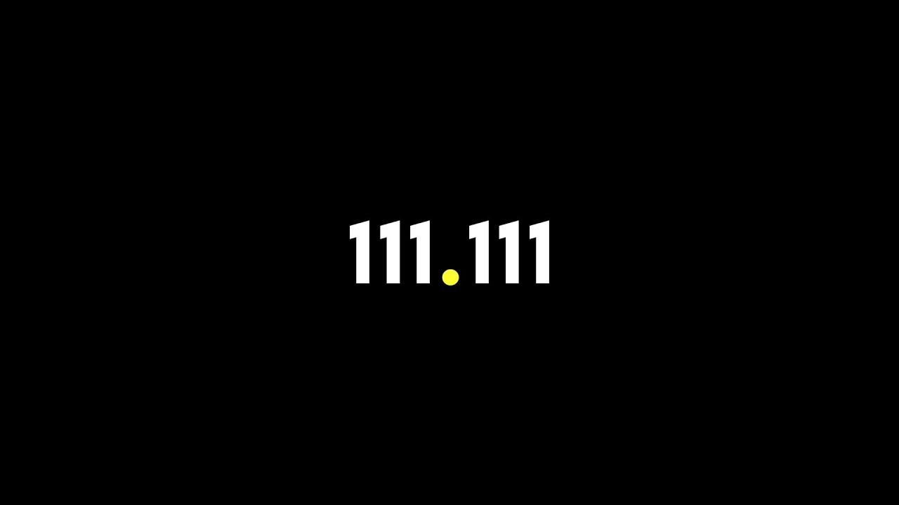 111.111 - YouTube