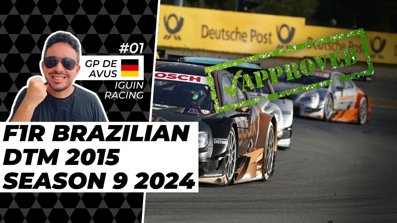 F1R BRAZILIAN DTM 2015 | SEASON 9 | 2024 | GP DE AVUS | ETAPA 01 - YouTube